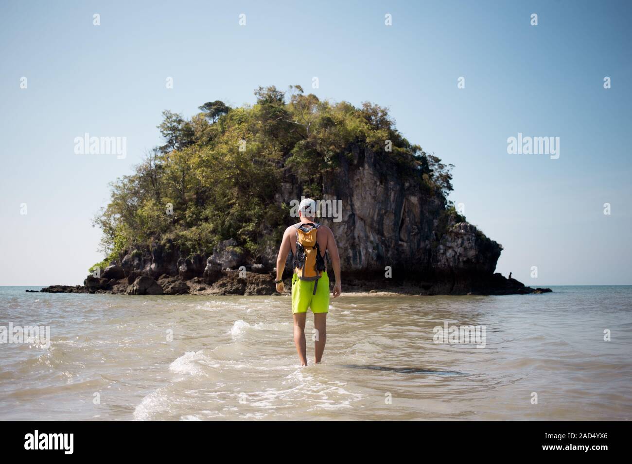 Photo of man from back Stock Photo - Alamy
