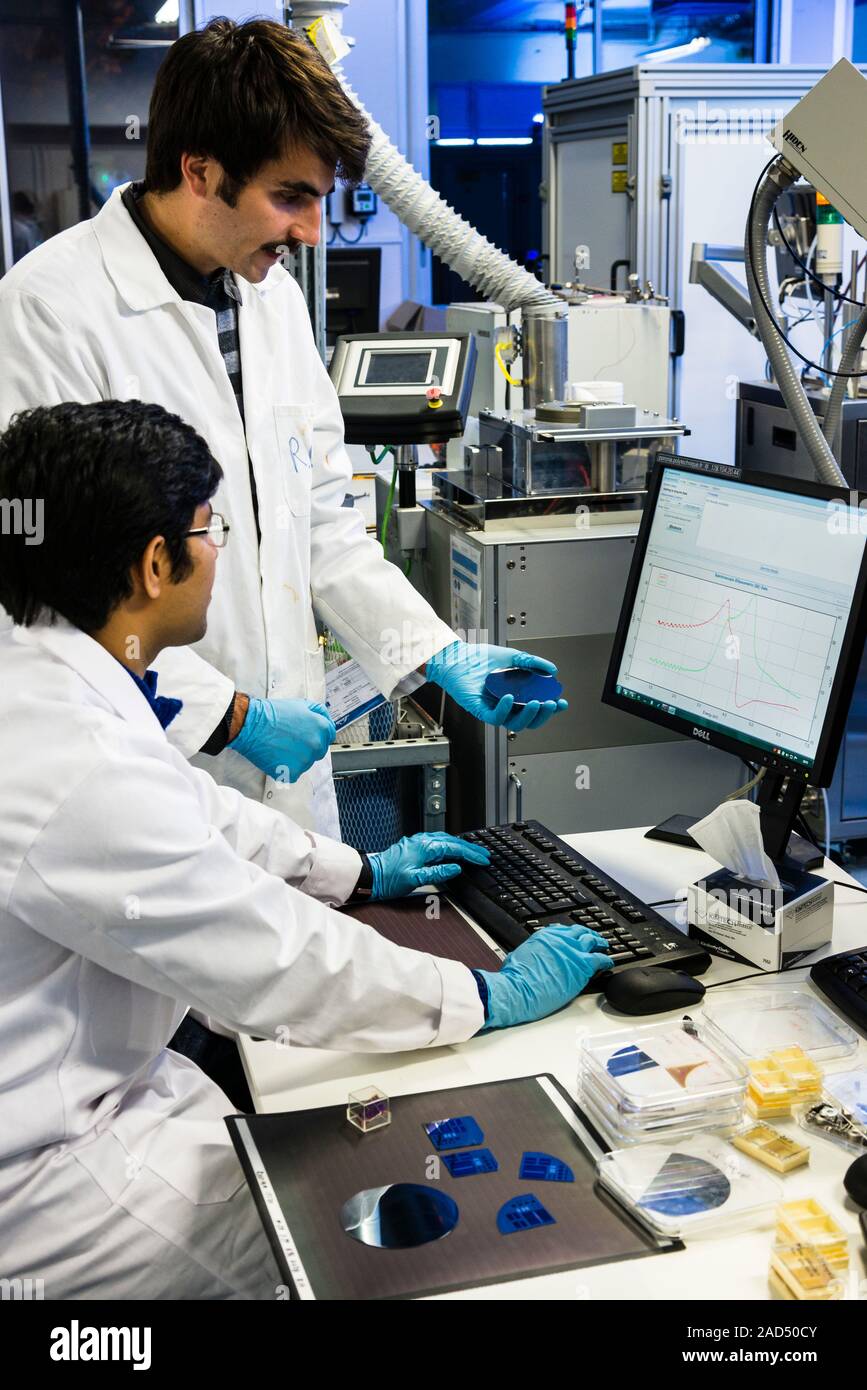 Researchers using ellipsometry to measure thin-films in photovoltaic ...