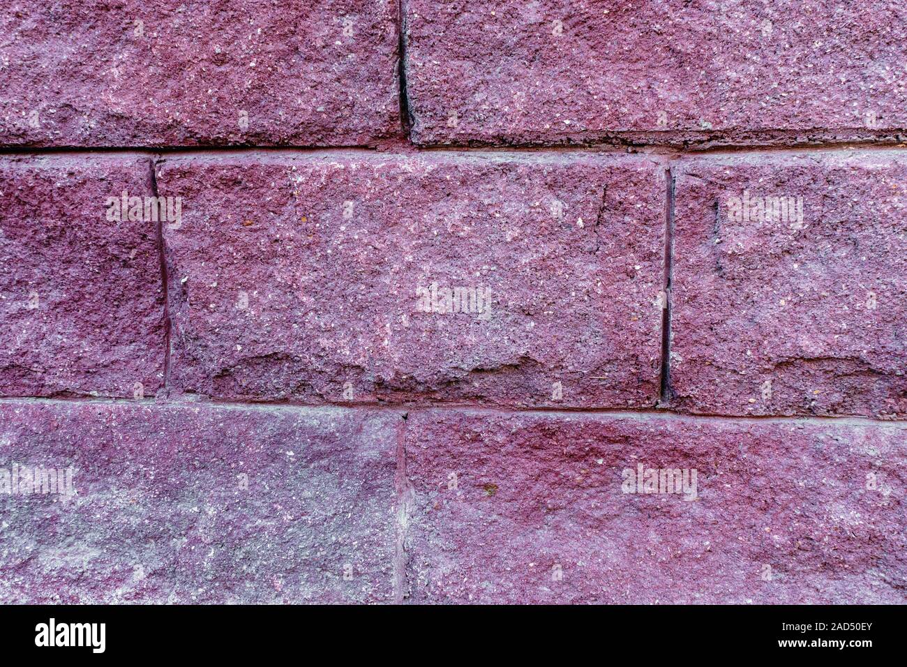 old pink brick wall close-up. texture background abstract retro style ...