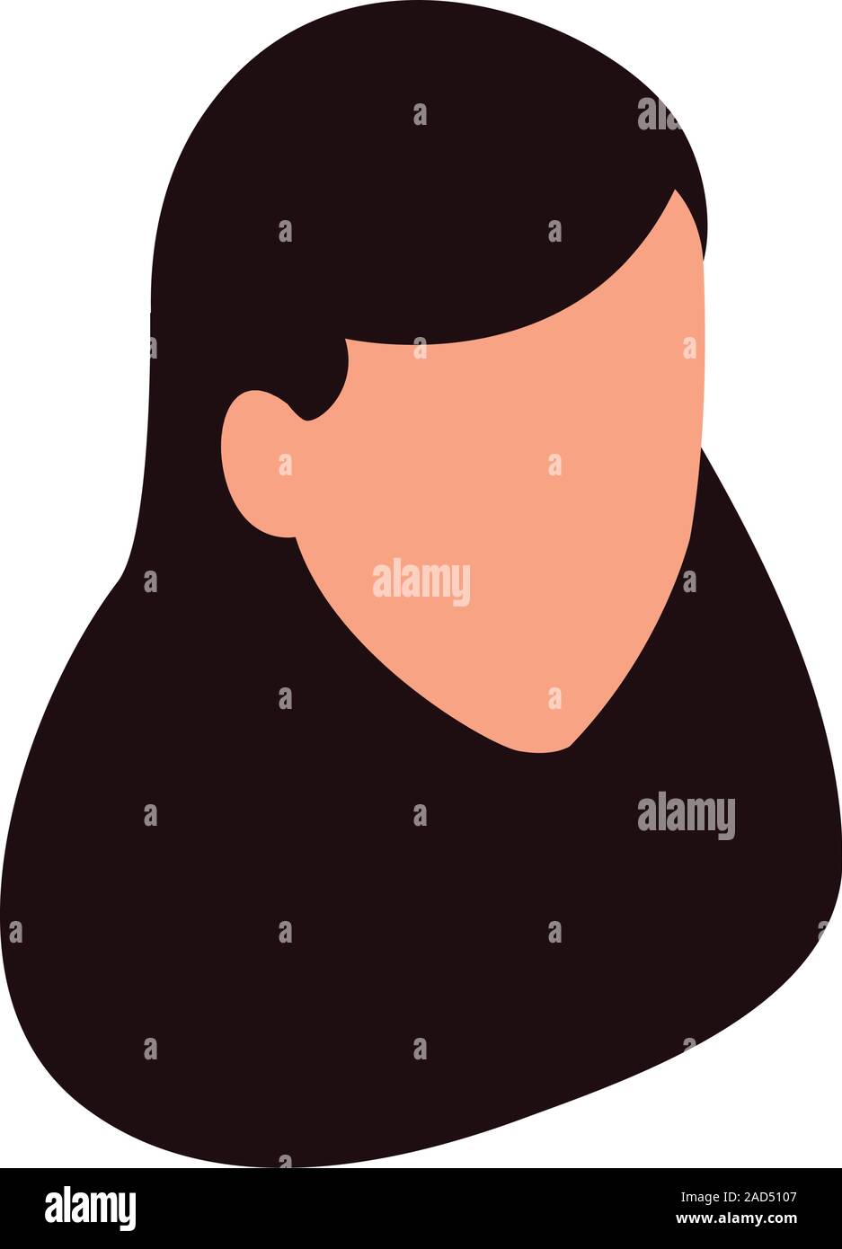 woman with long hair icon Stock Vector Image & Art - Alamy