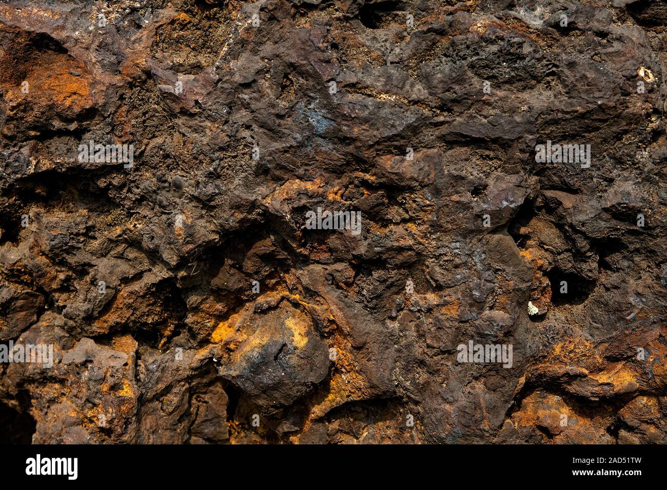 Surface of stone Geothite, Jaeryeong,Hwanghae-do,Haseong Mine Stock ...