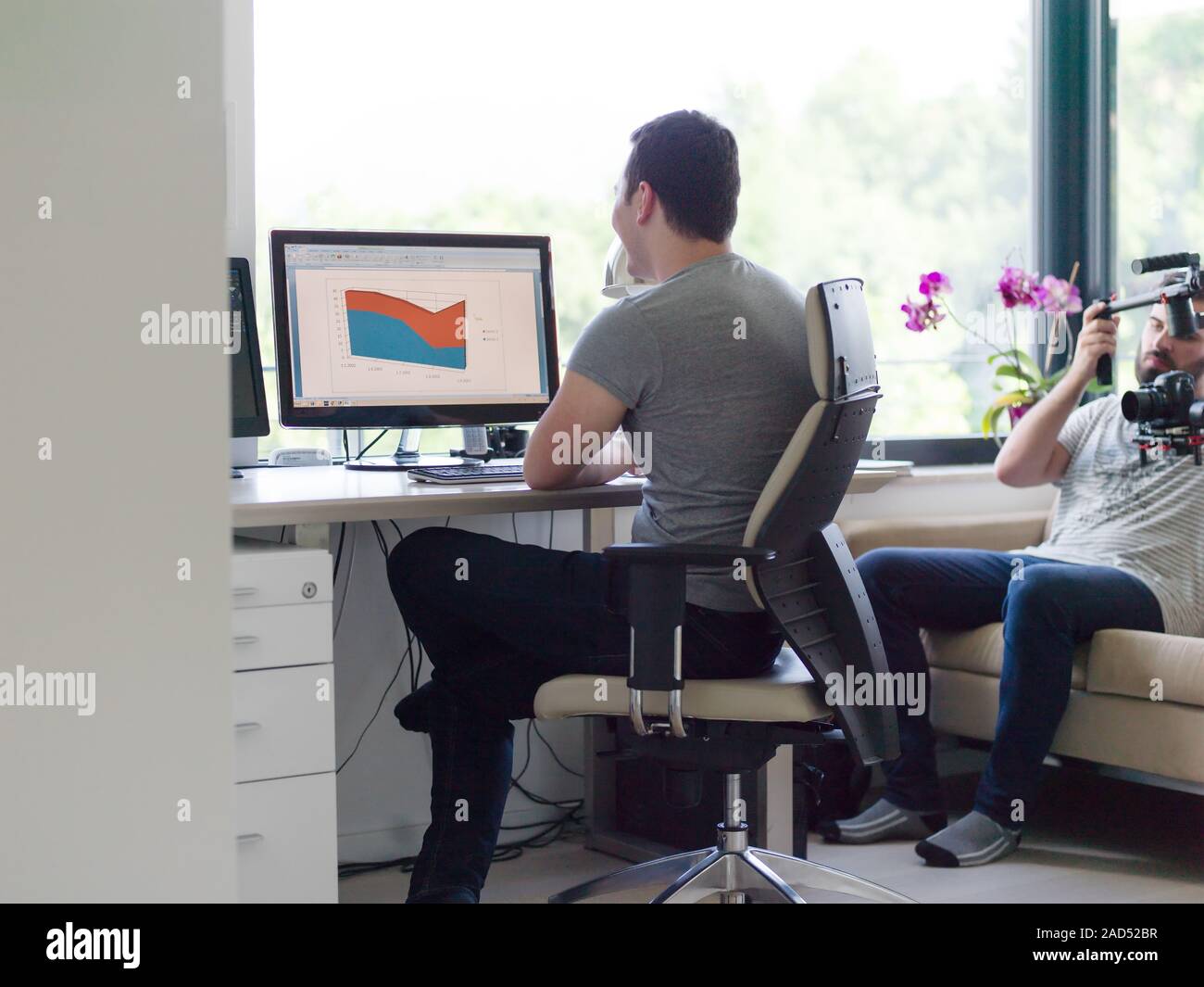 Security system operator hi-res stock photography and images - Alamy