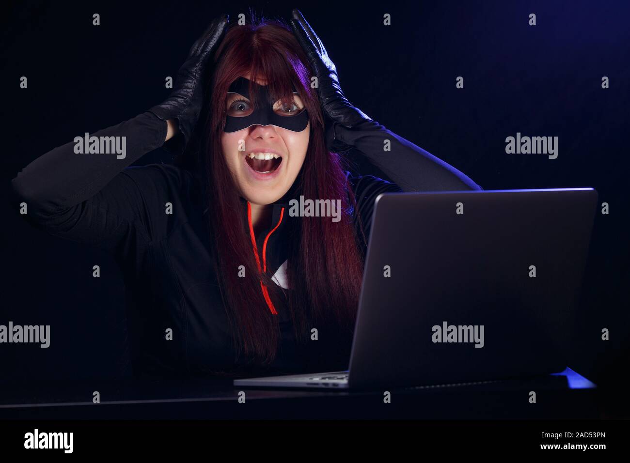 Dark computer stalker hi-res stock photography and images - Alamy
