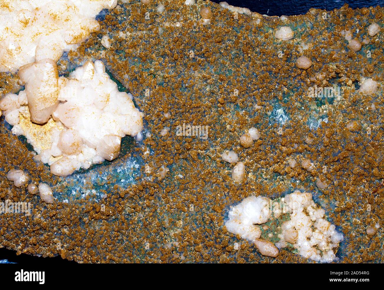 The mineral Siderite is an iron carbonate (FeCO3). The iron content is 48 % and it van be more ...