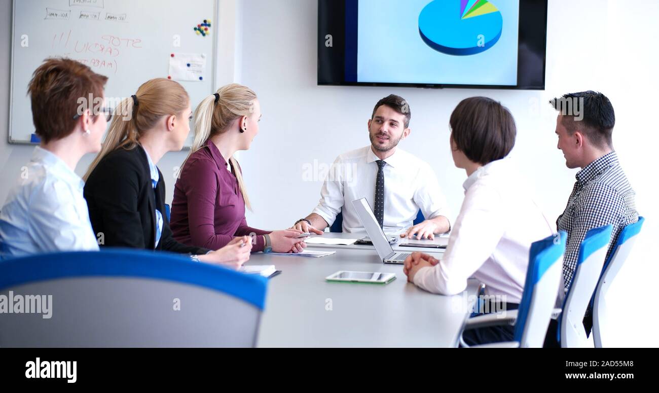 group of Business man on meeting Stock Photo - Alamy
