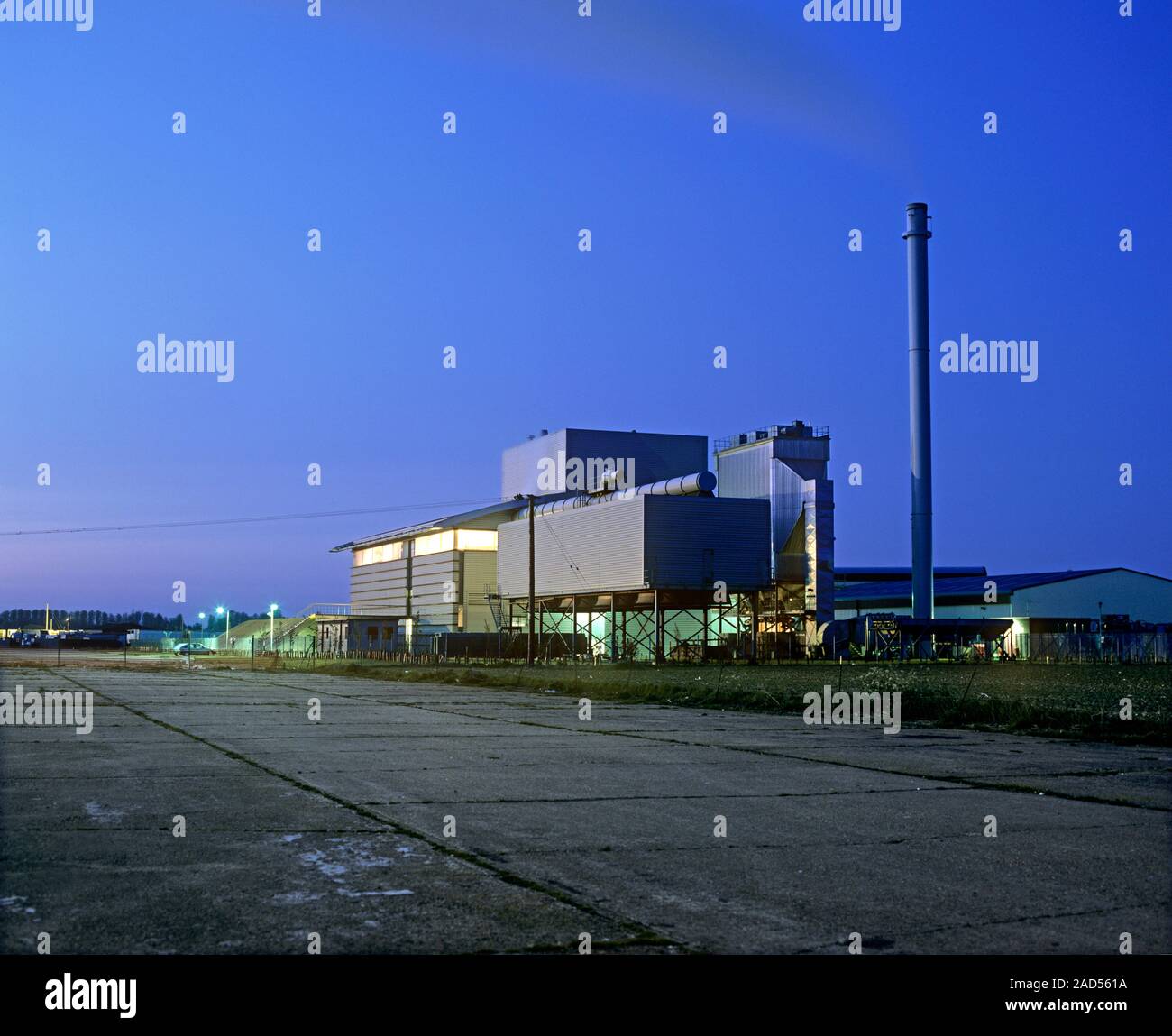 Eye Power Station. View of the exterior of MRE (Melton Renewable Energy ...
