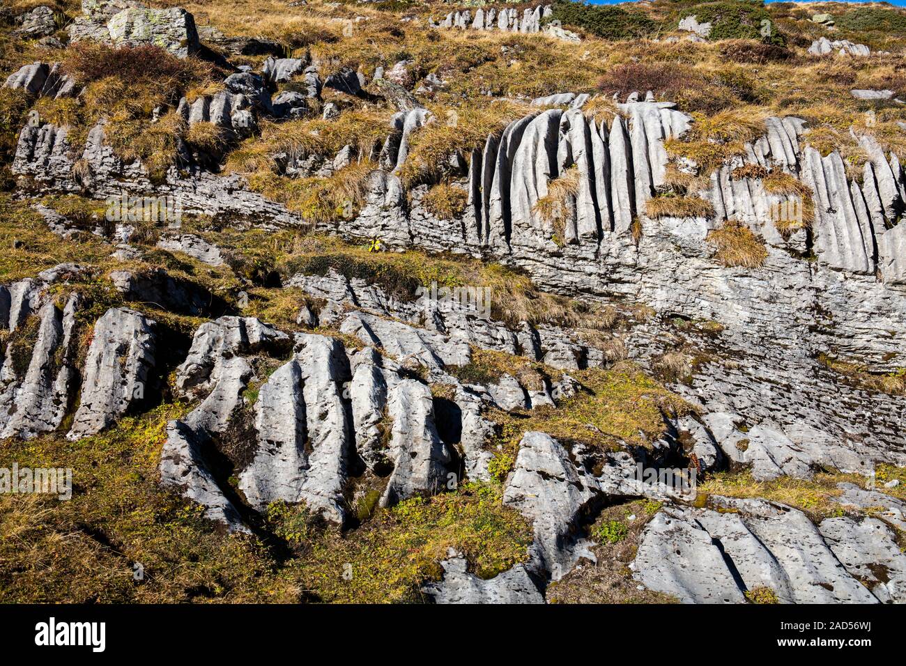 Karst rock formation. Karst topography is landscape formed from the ...