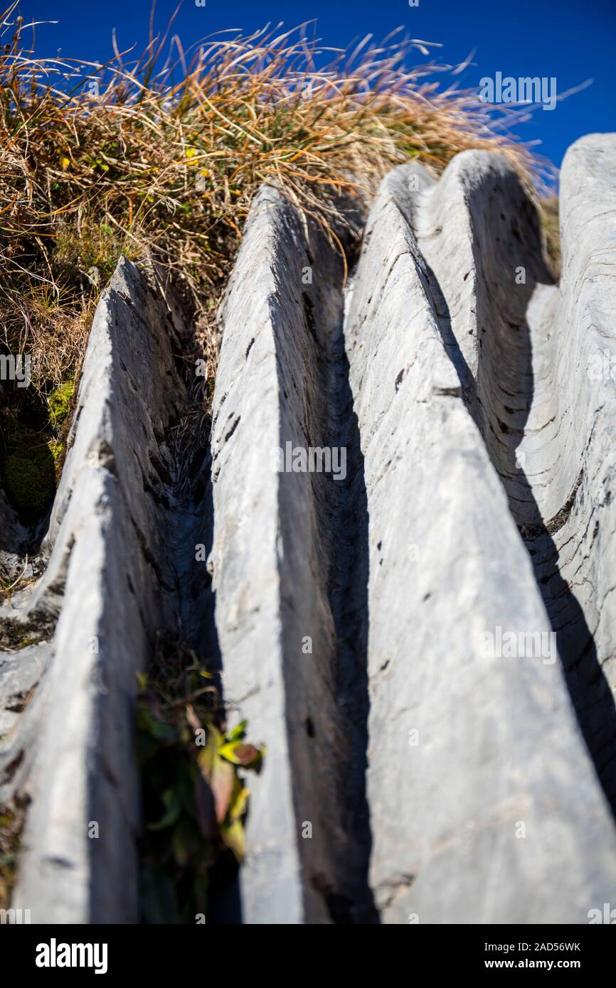 Karst rock formation. Karst topography is landscape formed from the ...