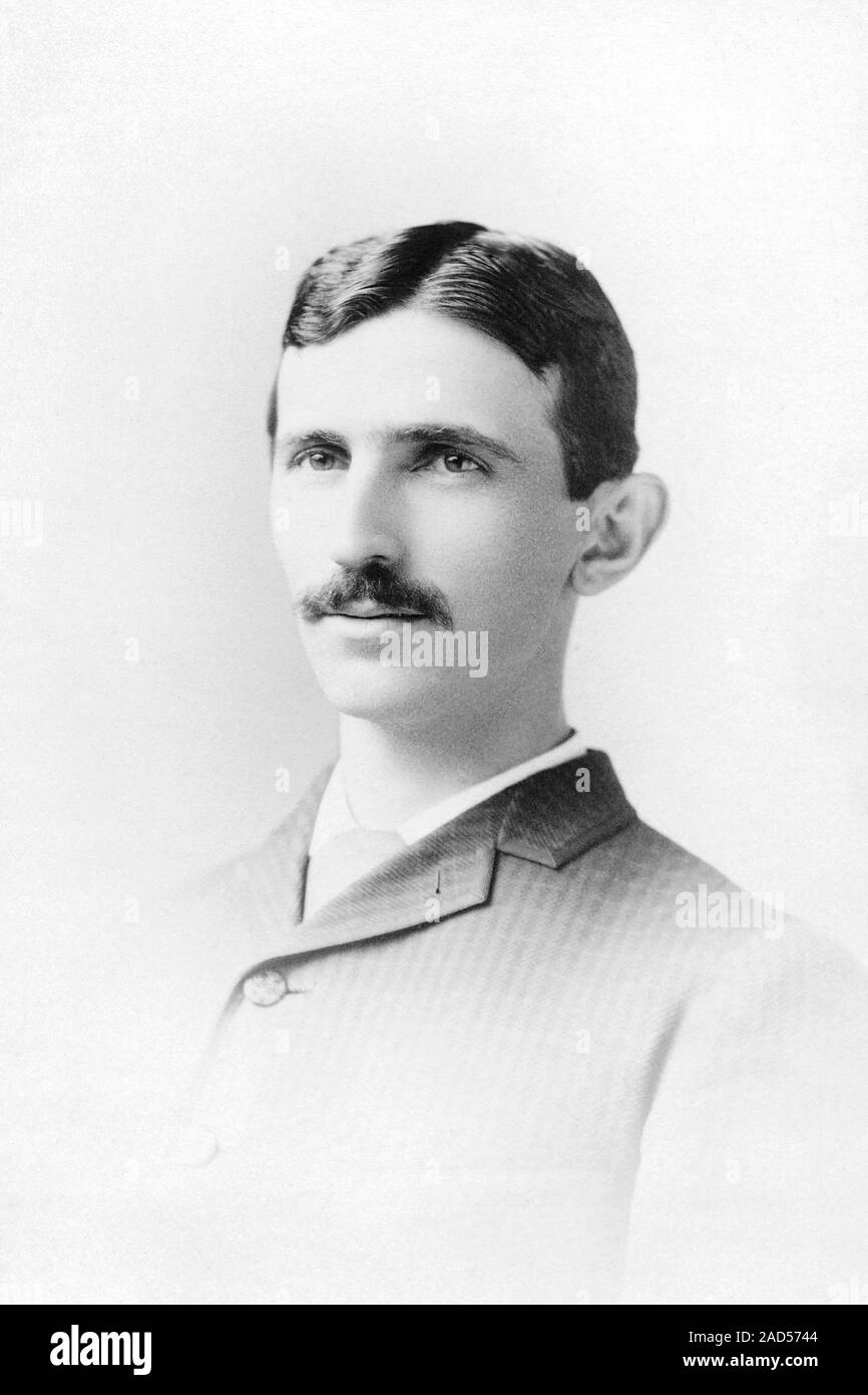 Nikola Tesla (1856-1943), Serb-US physicist and electrical engineer ...