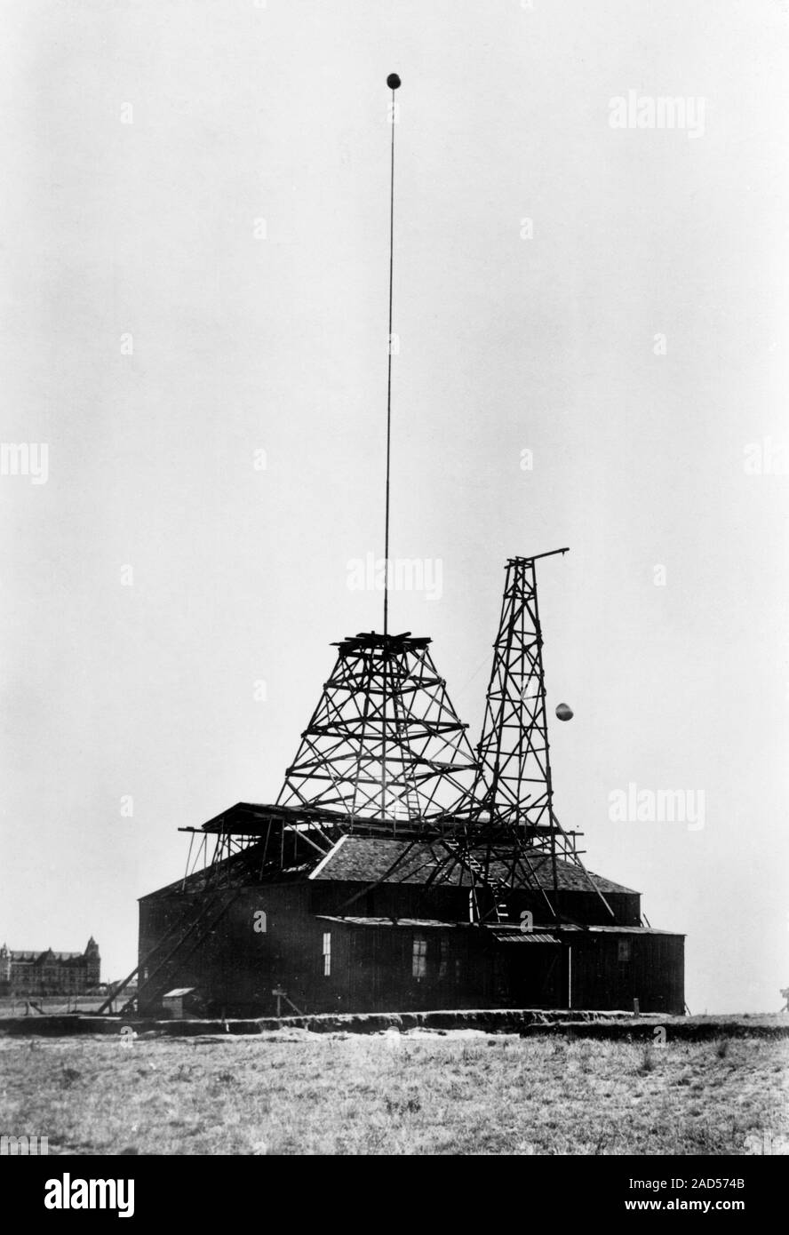 Tesla's Colorado Springs laboratory. Serb-US physicist and electrical ...