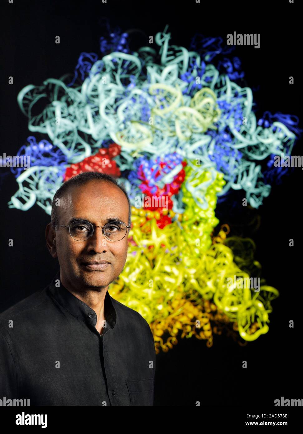 Venkatraman Ramakrishnan (born 1952). Portrait of the American-British ...