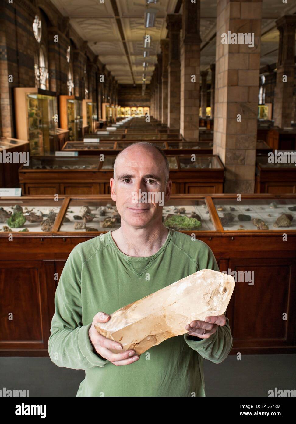 Paul Schofield, mineralogist. Scofield studies meteorites using a range ...