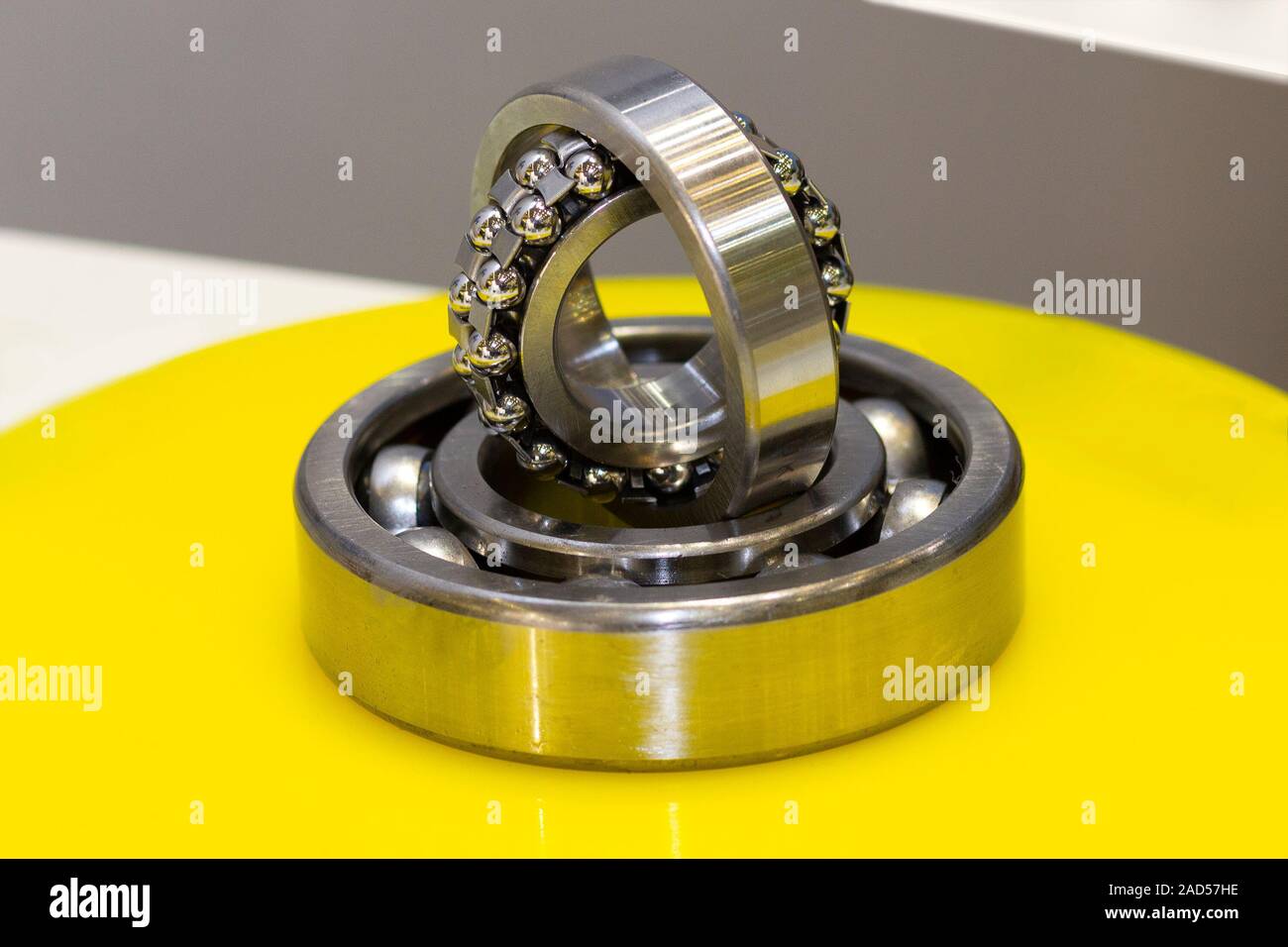 Bearing close-up on an exhibition stand. Industry Stock Photo - Alamy