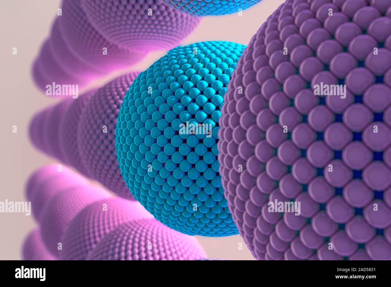 Nanoparticles, computer illustration Stock Photo - Alamy