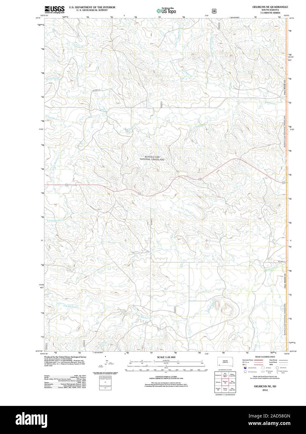 Oelrichs map hi-res stock photography and images - Alamy