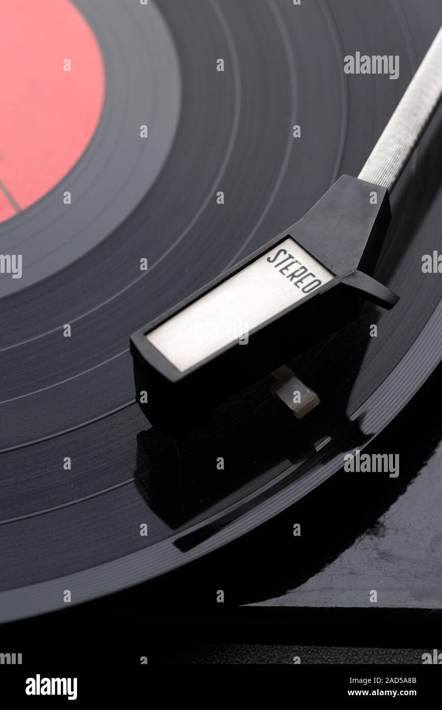 Picture of music vinyl player Stock Photo - Alamy