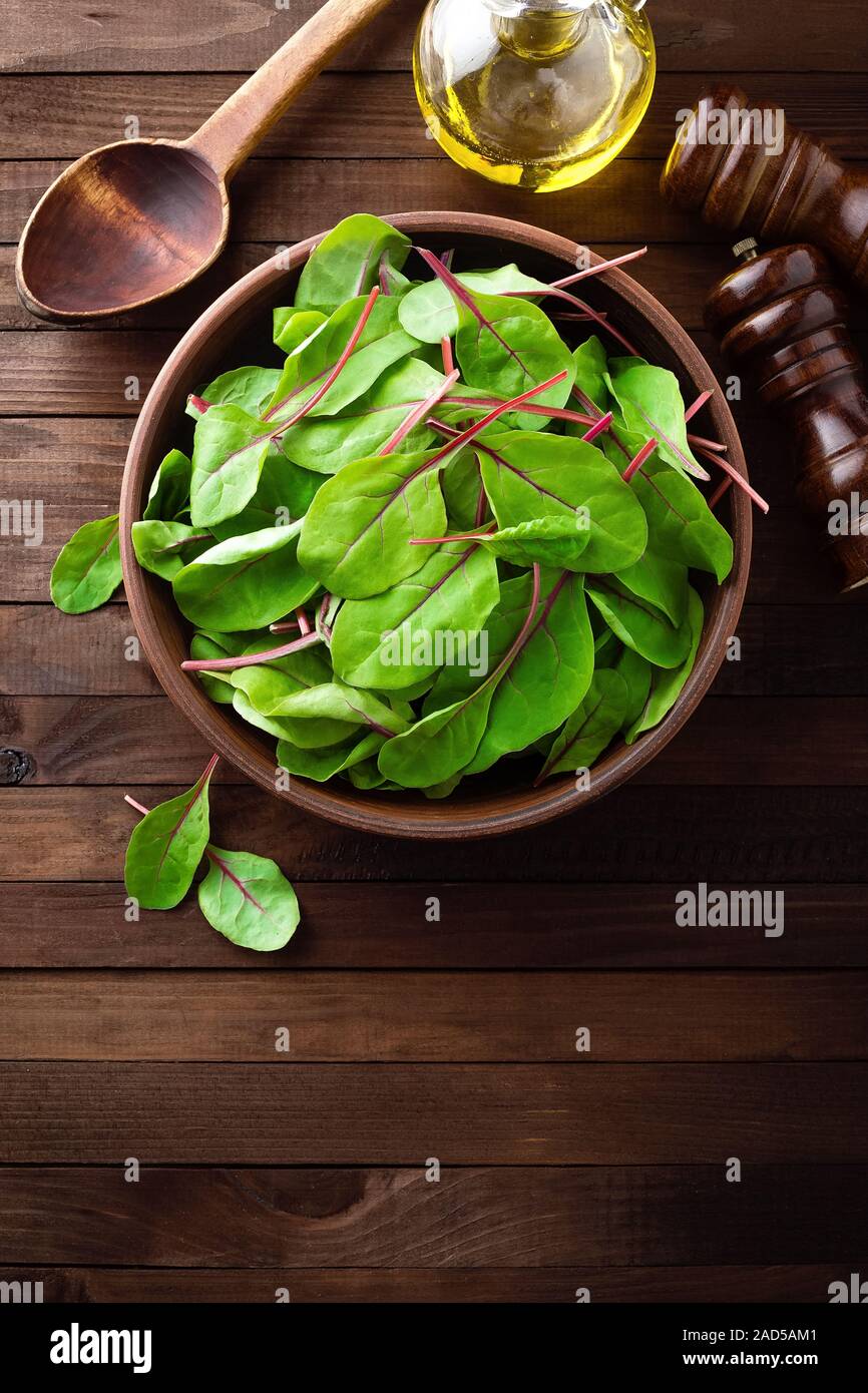 Fresh mangold leaves, swiss chard or leaf beet Stock Photo - Alamy