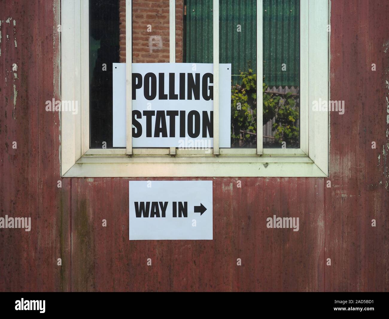 General elections polling station Stock Photo - Alamy
