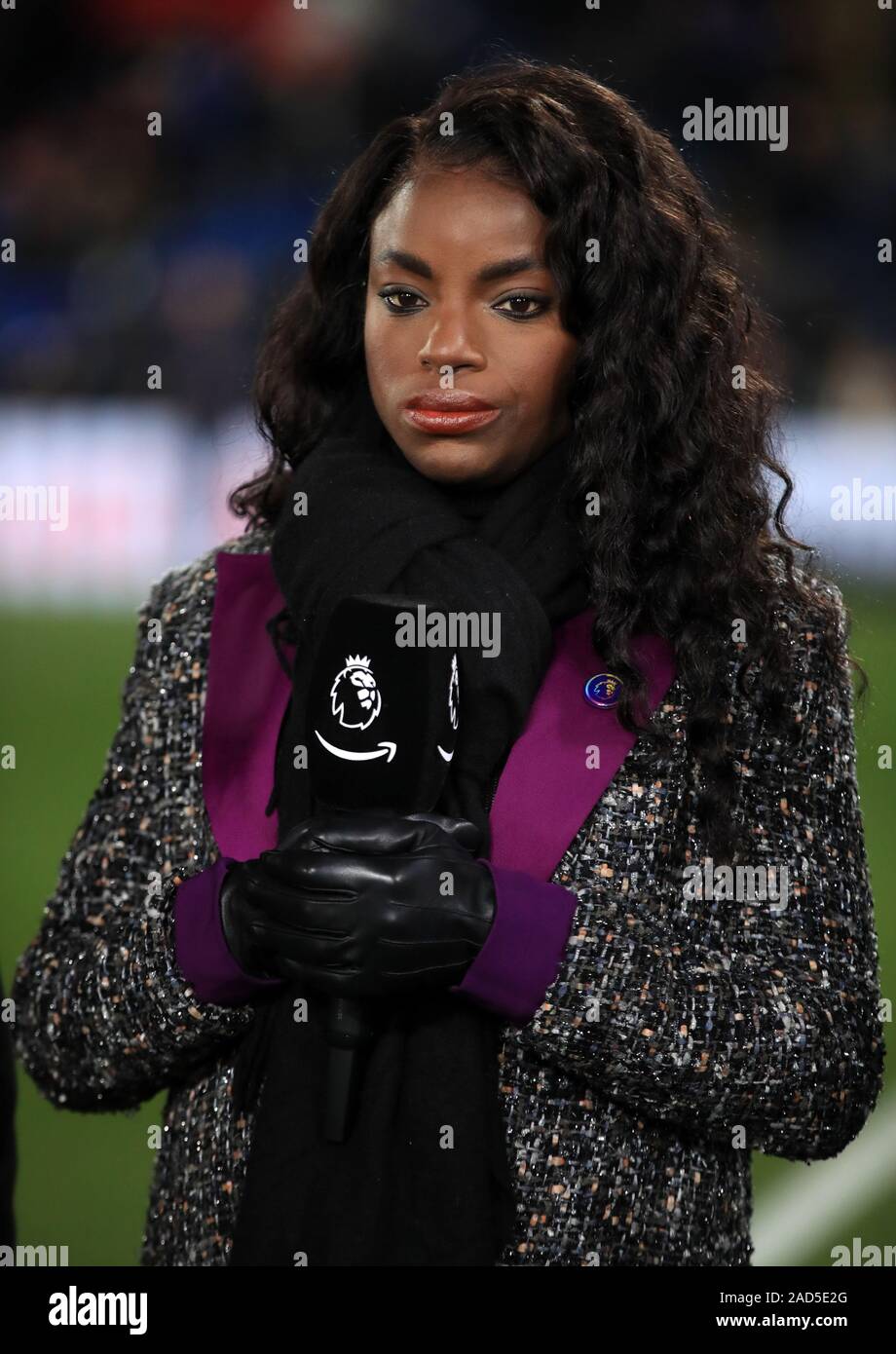 Amazon Prime pundit Eni Aluko during the Premier League match at ...