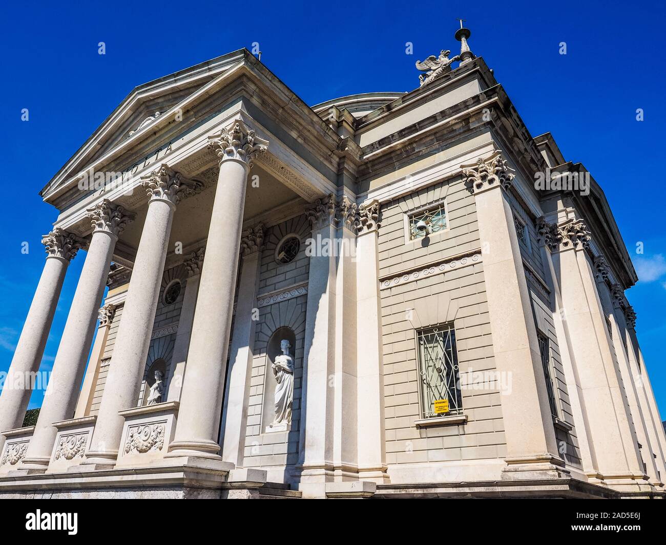 Tempio Voltiano (Volta Temple) in Como (HDR Stock Photo - Alamy