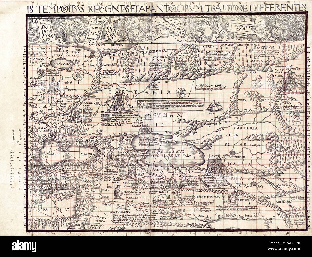 Section of Waldseemuller's Carta Marina. This is the third section of ...