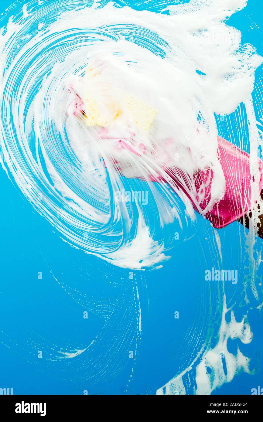 Blue sponge texture using hi-res stock photography and images - Alamy