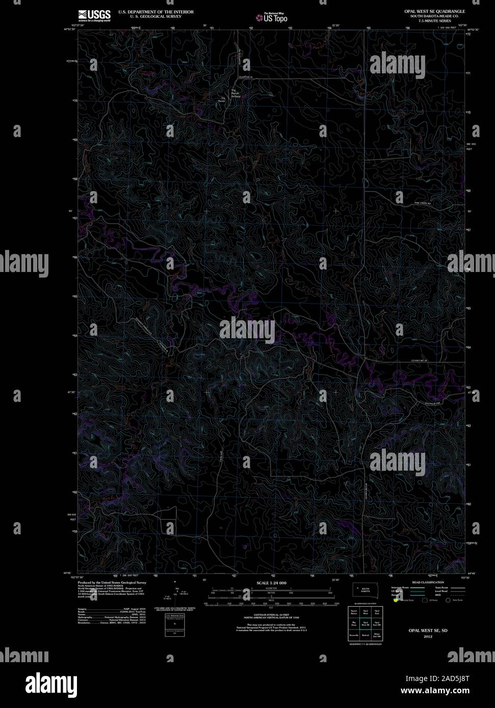 Map of opal hi-res stock photography and images - Alamy