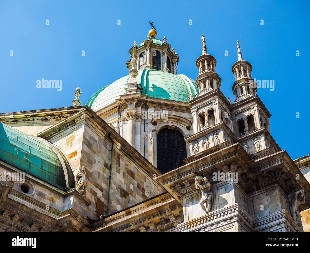 Cathedral church in Como (HDR Stock Photo - Alamy