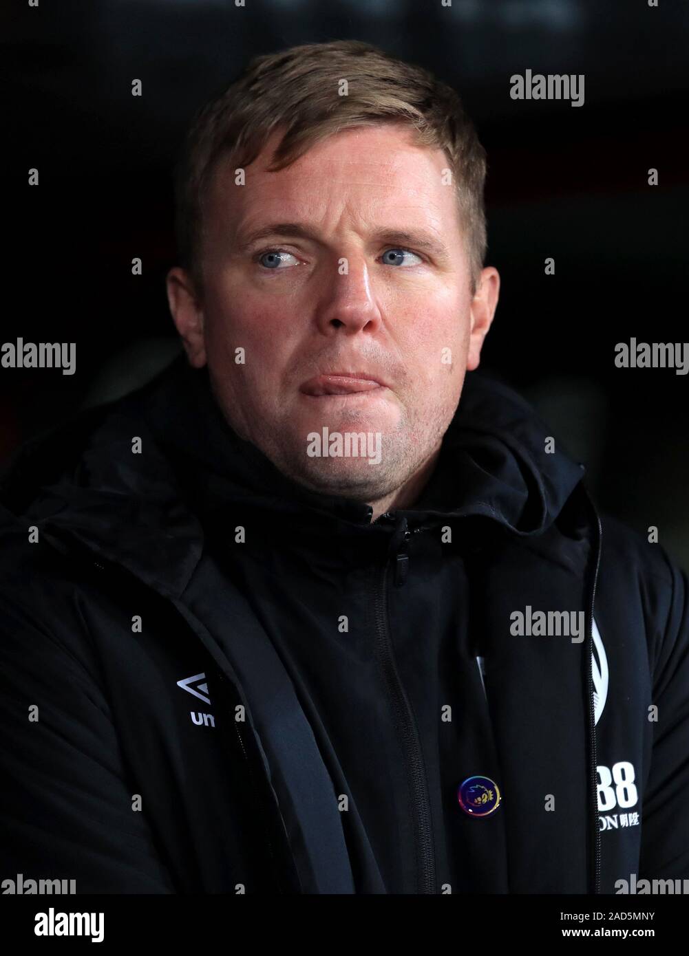 Bournemouth manager Eddie Howe during the Premier League match at ...