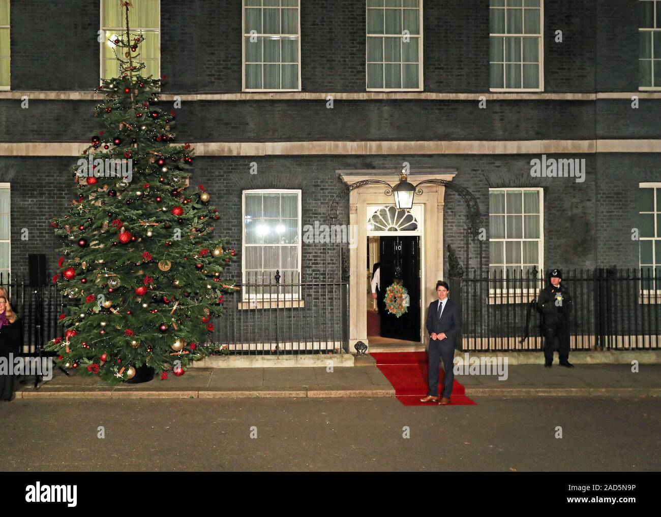 Canadian Prime Minister Justin Trudeau arrives for an evening reception ...
