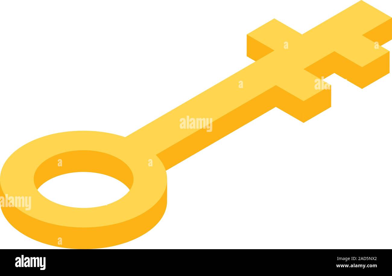 Gold key and reflection Stock Vector Images - Alamy