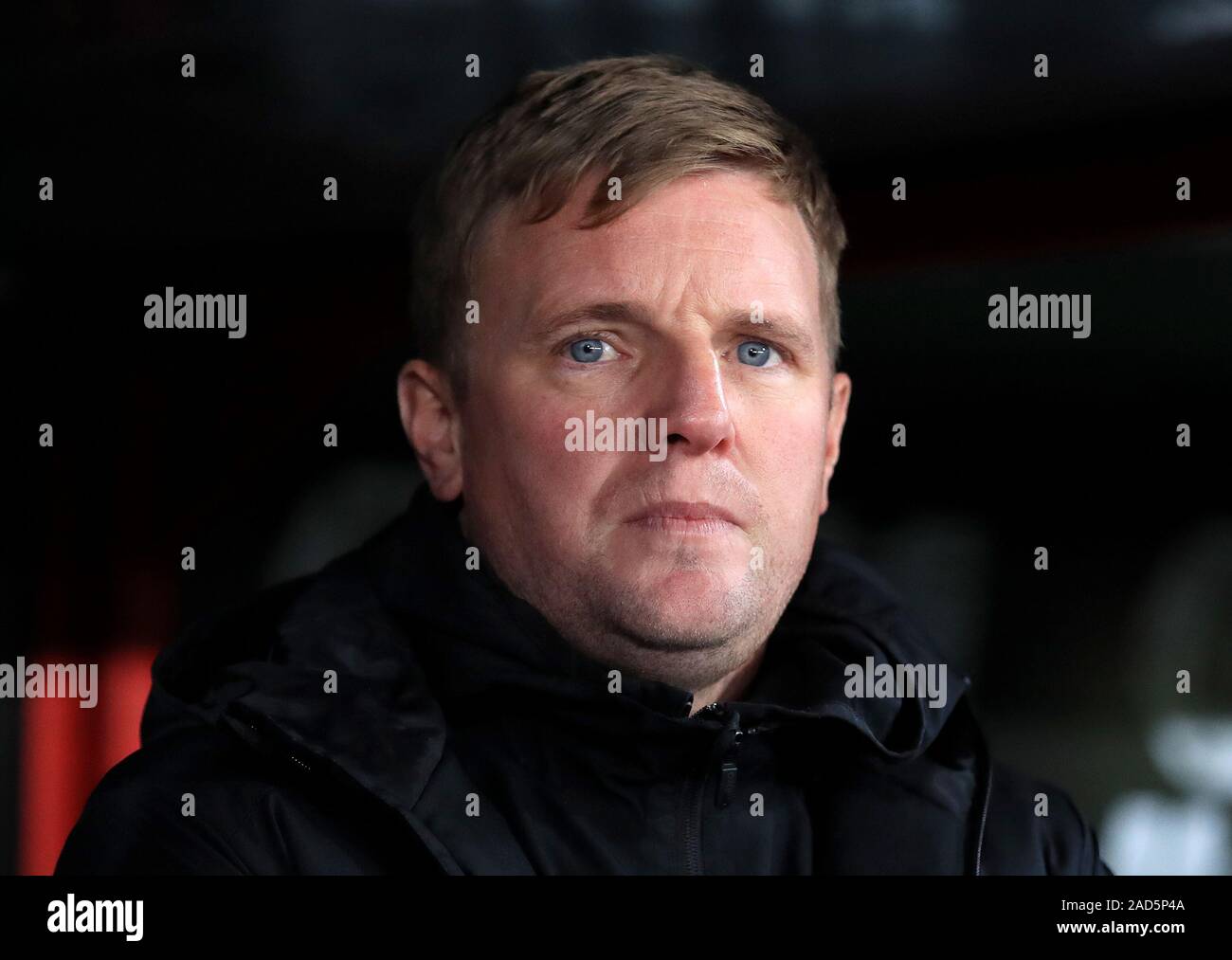 Bournemouth manager Eddie Howe during the Premier League match at ...