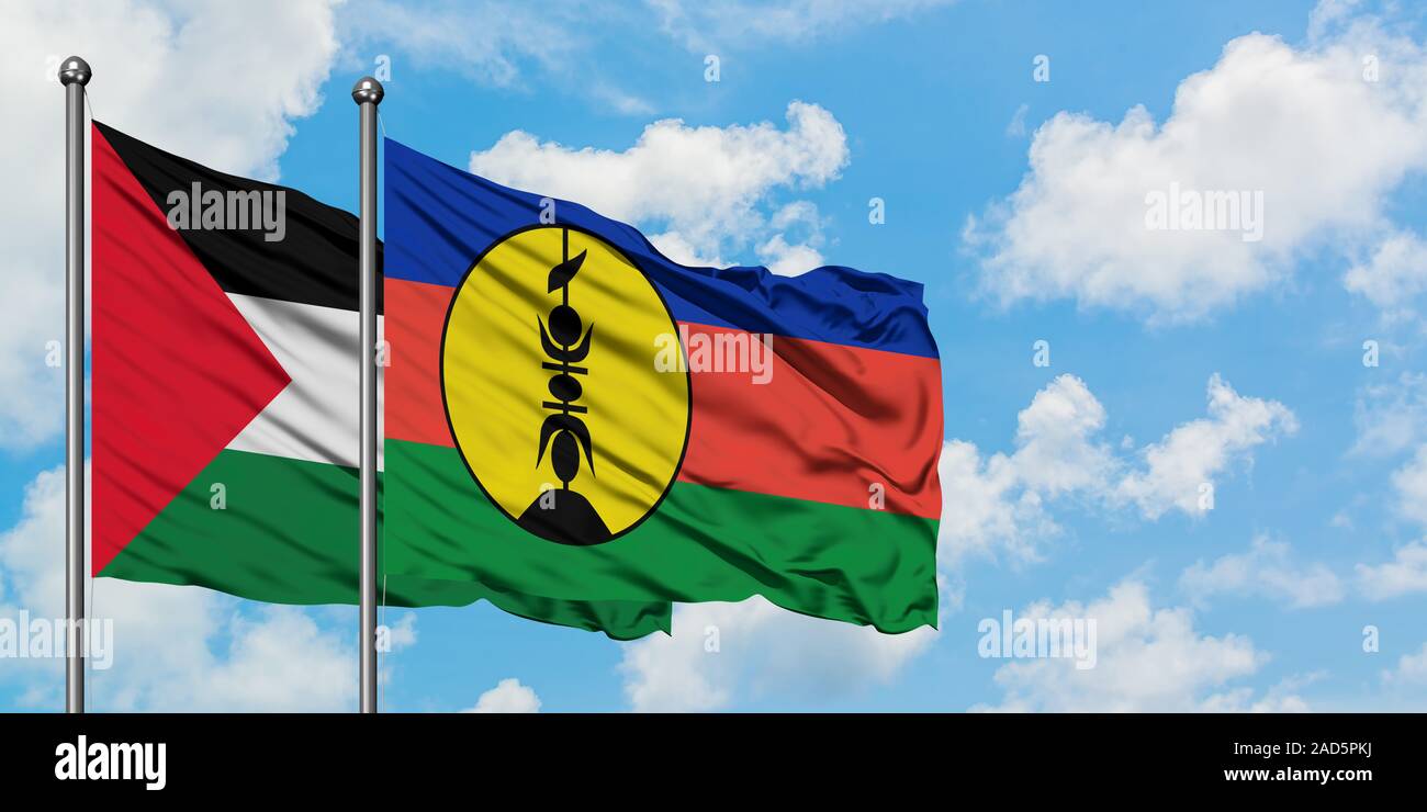 Palestine new caledonia flag hi-res stock photography and images - Alamy