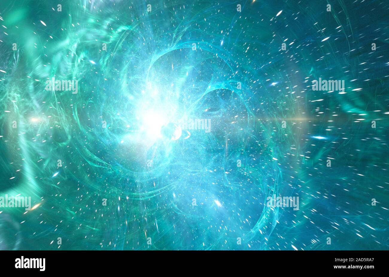 Gravitational singularity. Illustration of a gravitational singularity ...