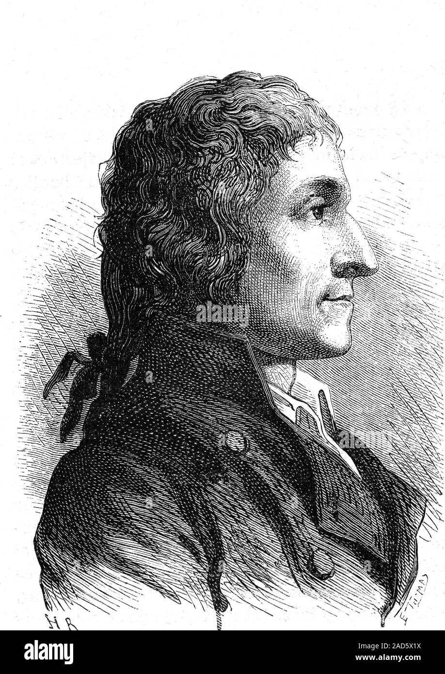 Joseph Louis Proust (1754-1826). 1867 illustration of the French ...