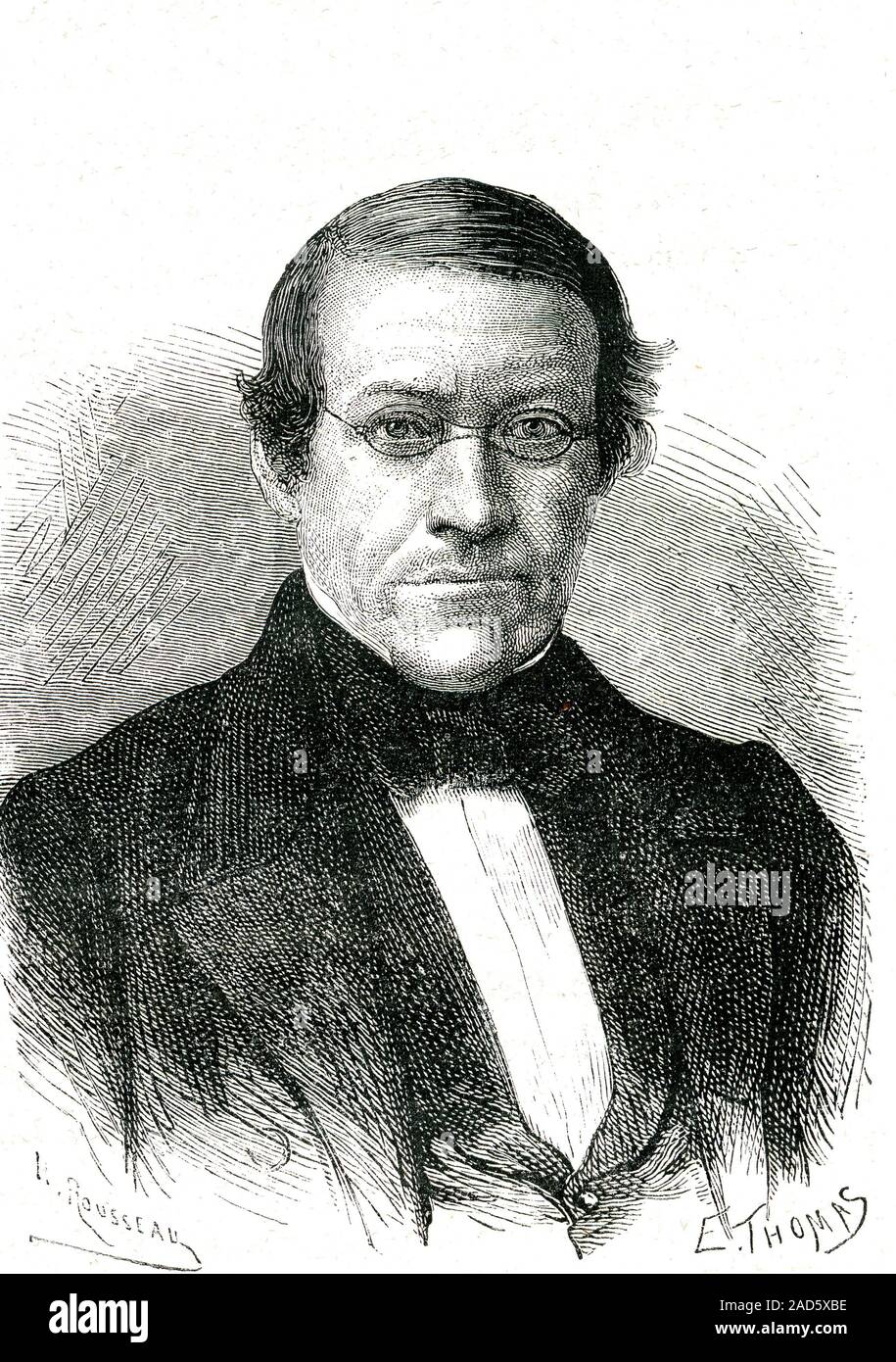 Charles Wheatstone (1802-1875). 1868 illustration of the British ...