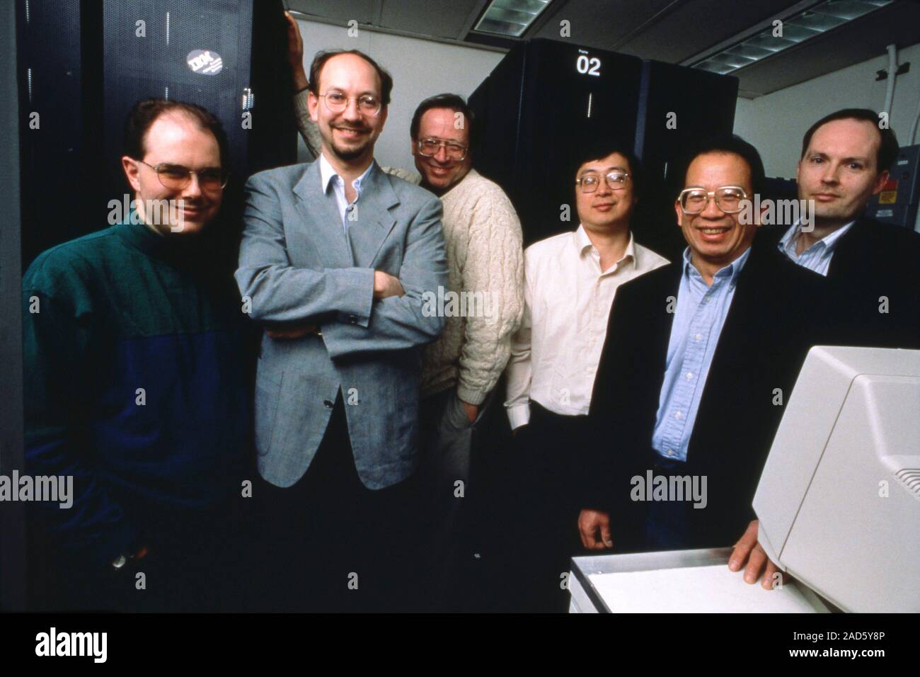 Deep Blue IBM development team. From left to right: Arthur Joseph Hoane ...