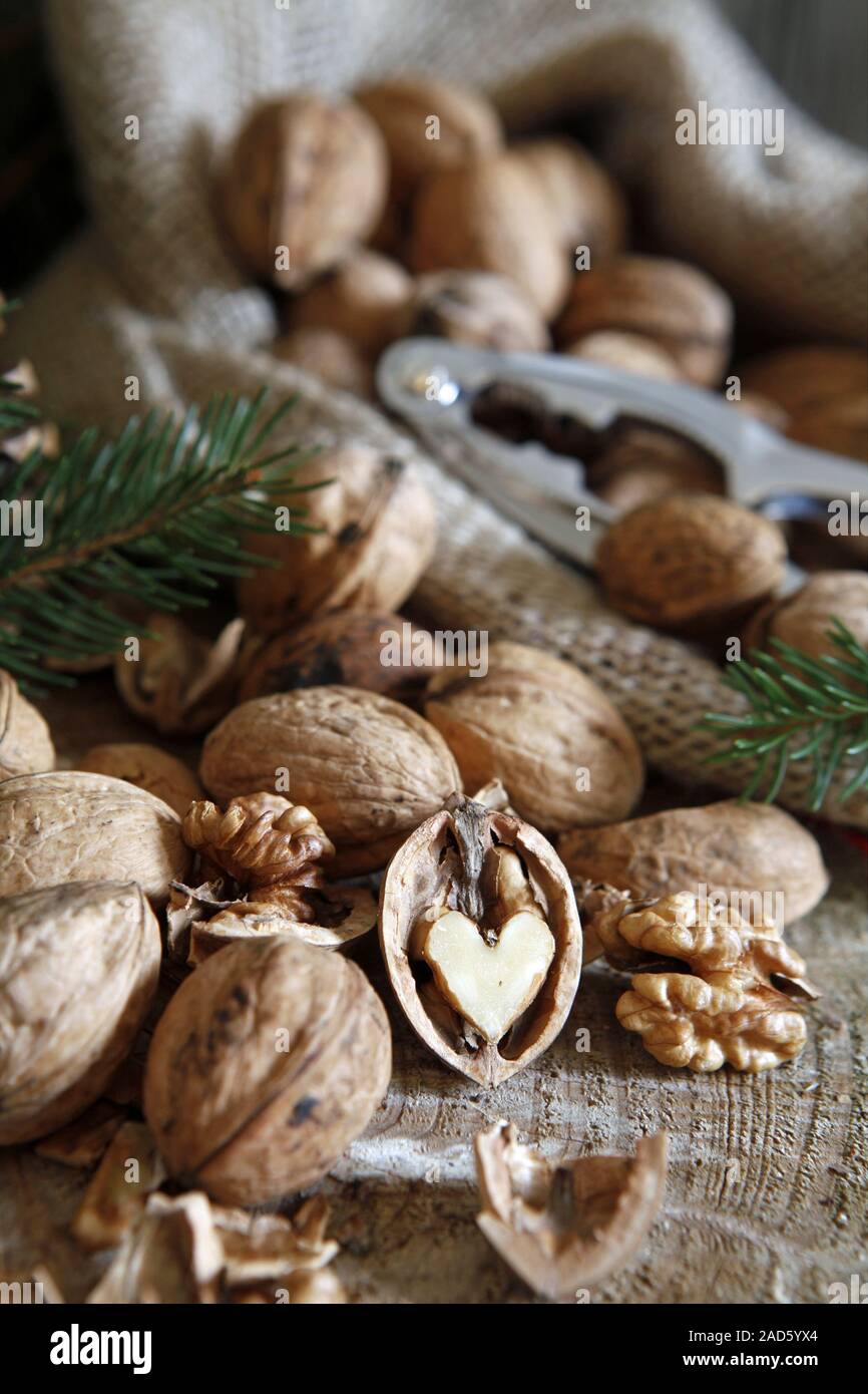 Walnut decoration hi-res stock photography and images - Alamy