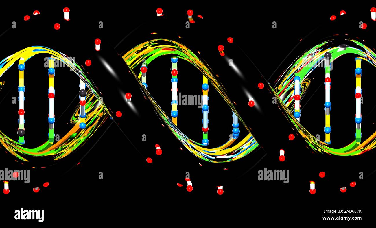 This image may not be used in educational posters DNA molecule ...