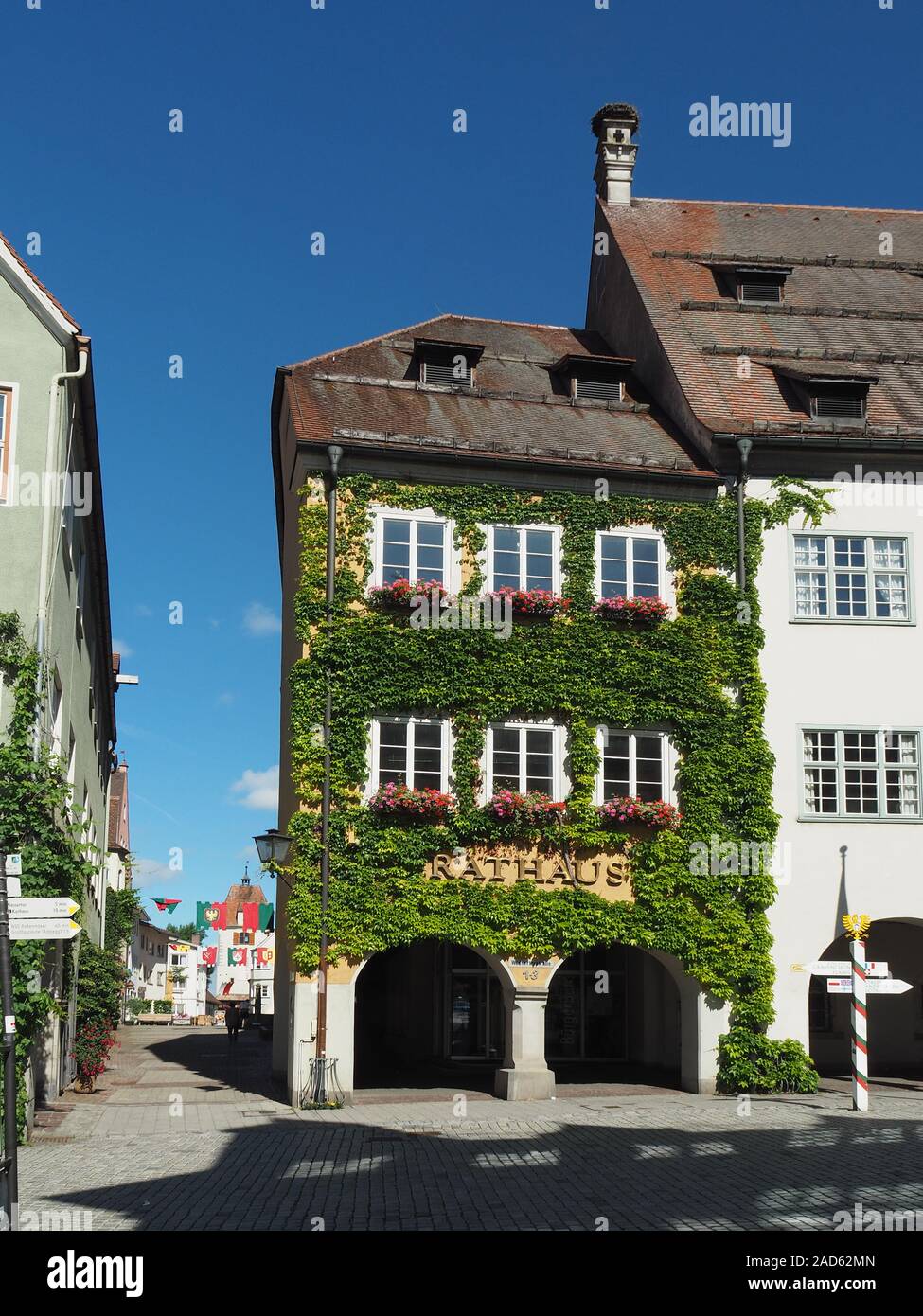 City hall of Isny im Allgäu Stock Photo - Alamy
