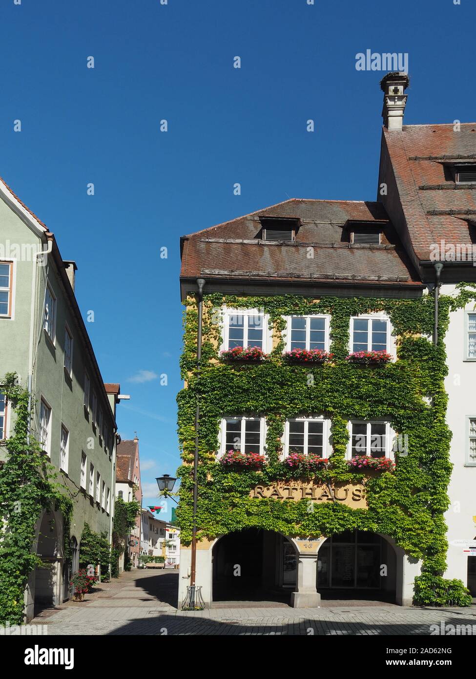 Town hall of Isny im Allgäu Stock Photo - Alamy