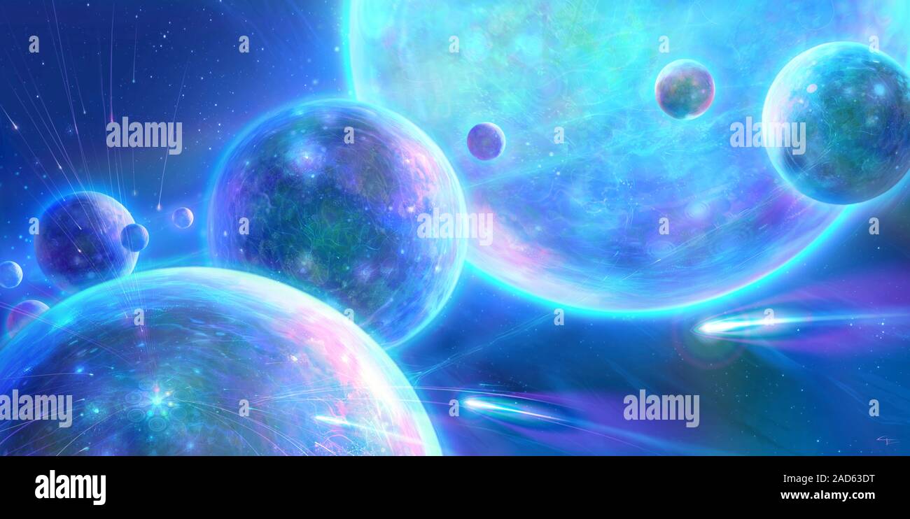 Urantian cosmology. Illustration of the spiritual aspects of the ...