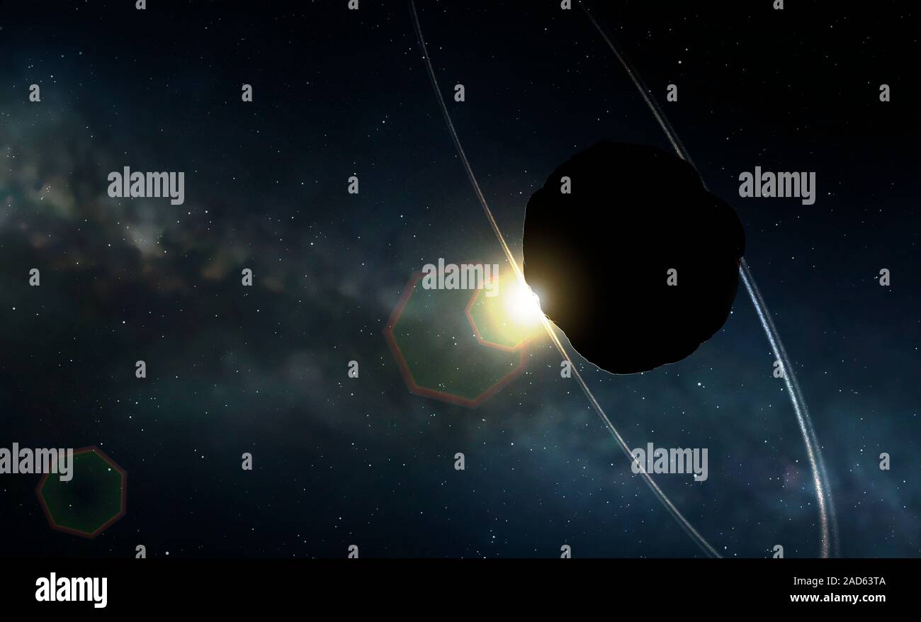 Chariklo, discovered in 1997, is an asteroid of the Centaur variety ...