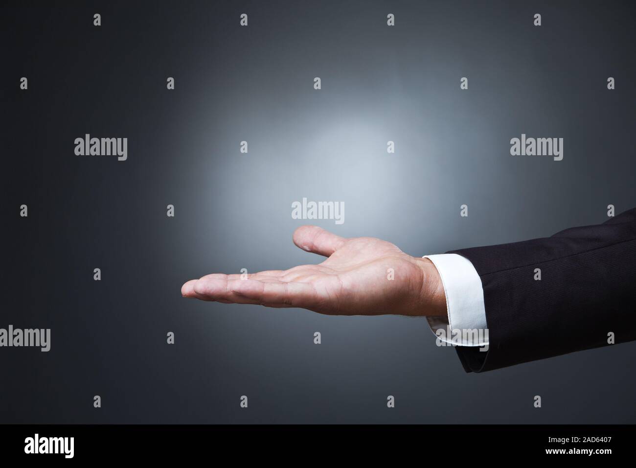 Open palm hand gesture male hi-res stock photography and images - Alamy