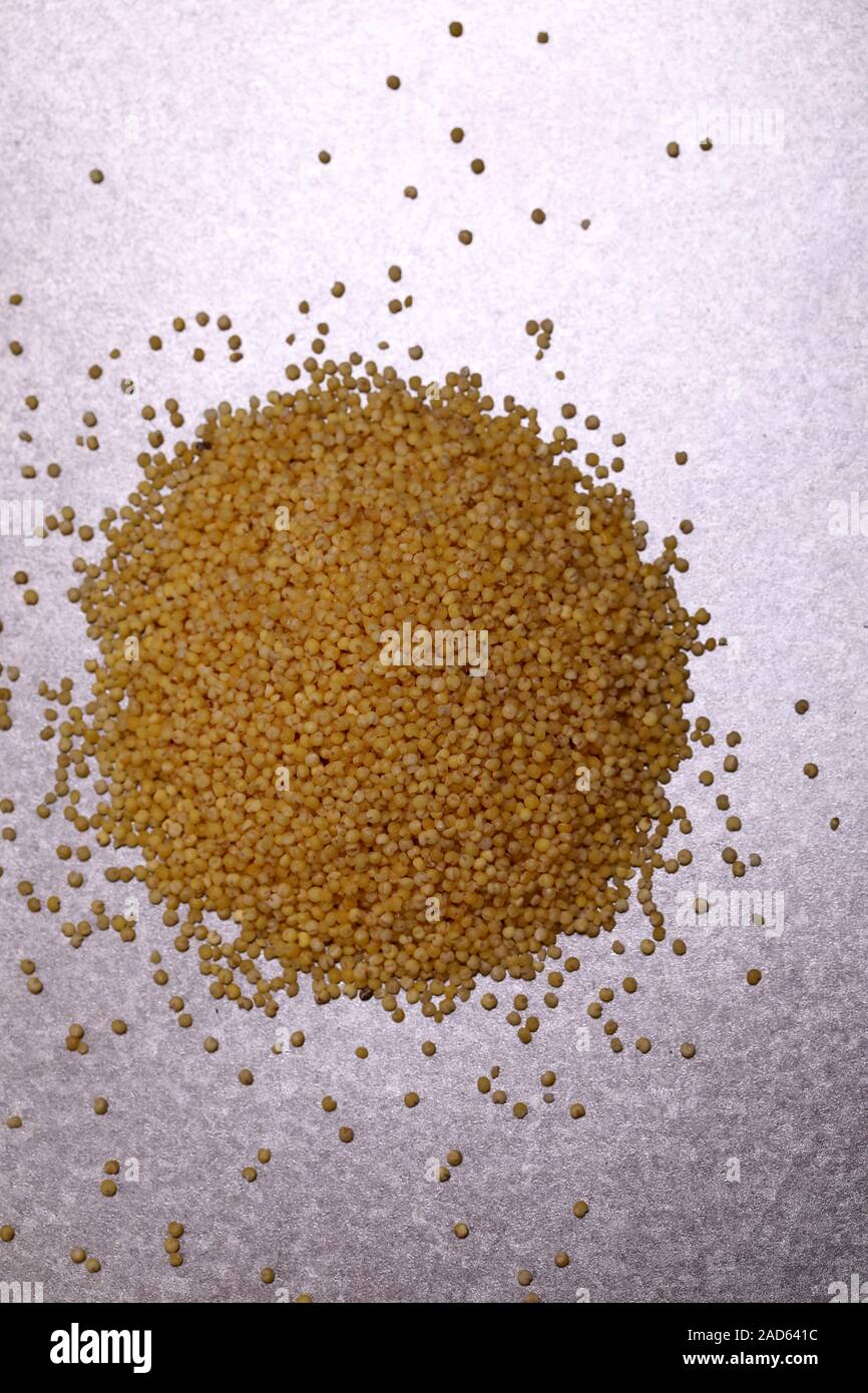 Millet cereal food grains healthy Stock Photo - Alamy