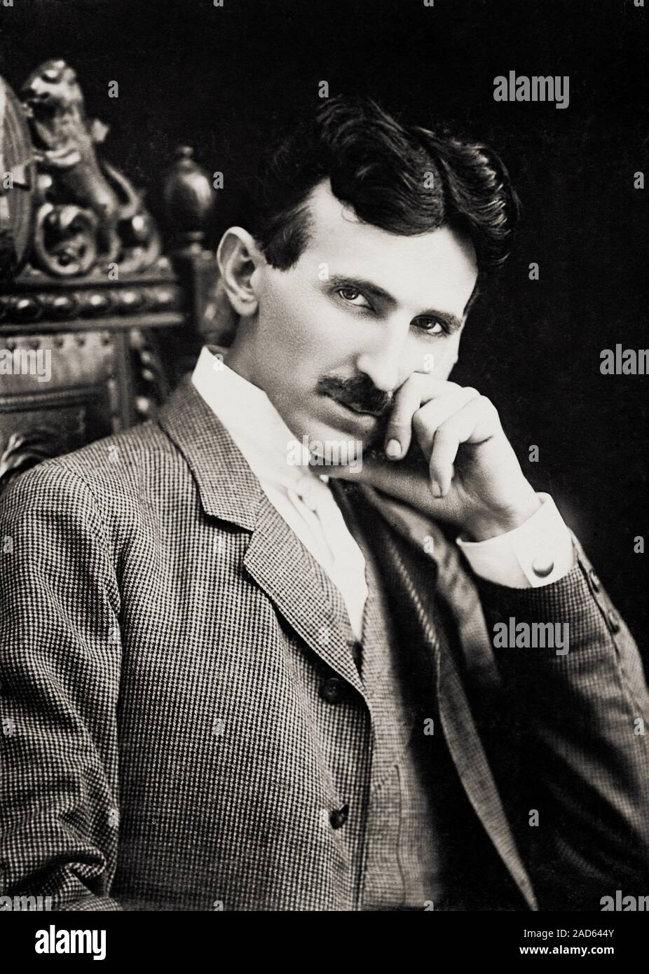 Nikola Tesla (1856-1943), Serb-US physicist and electrical engineer ...
