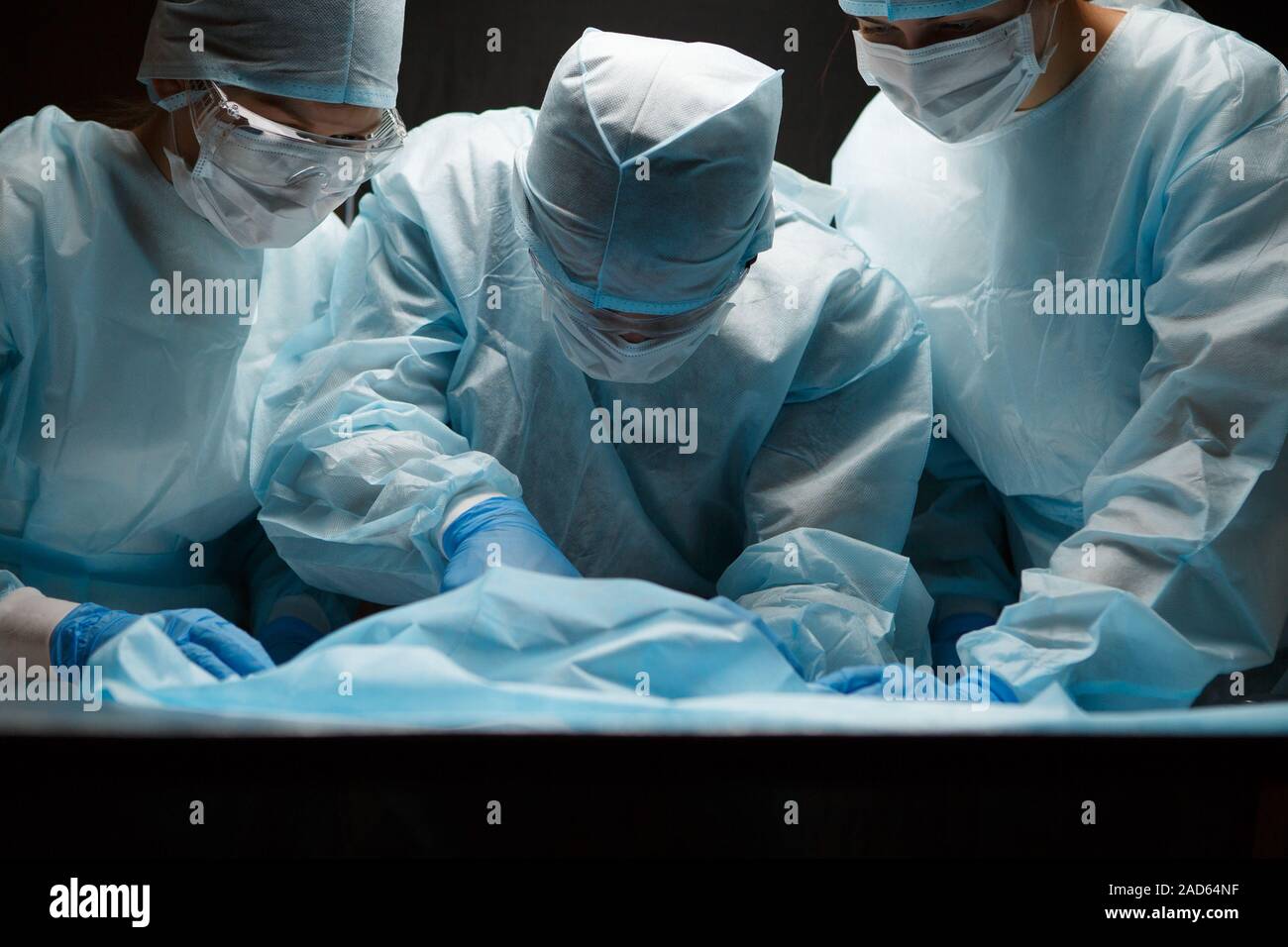 Photo of doctors , black background Stock Photo - Alamy