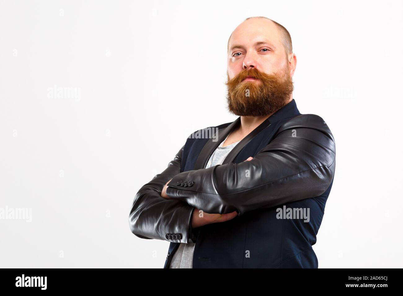 Male hands crossed on chest hi-res stock photography and images - Alamy