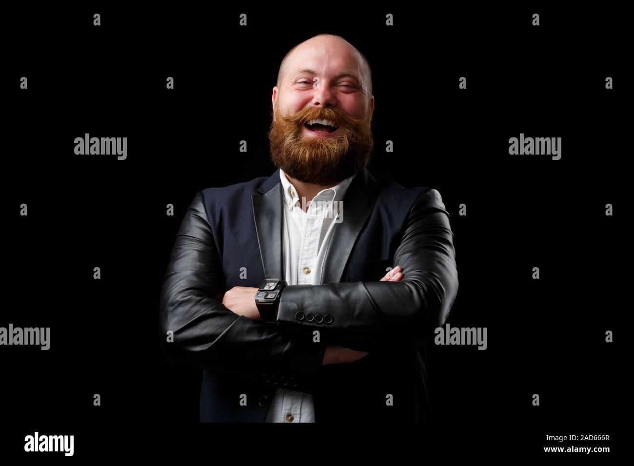 Portrait actor suit black jacket beard hi-res stock photography and ...