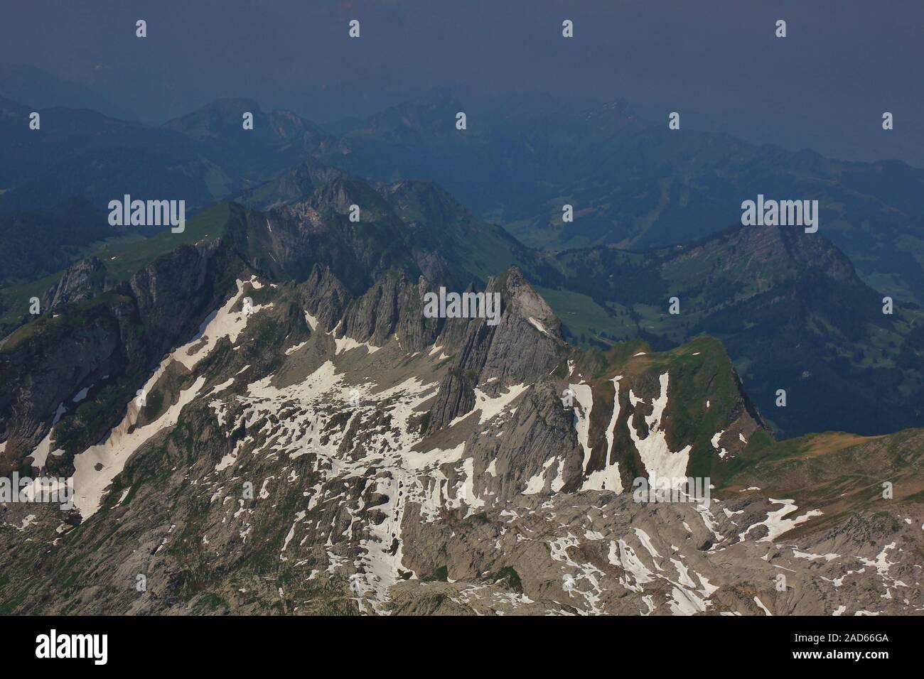 Santis mountain peaks and clouds hi-res stock photography and images ...